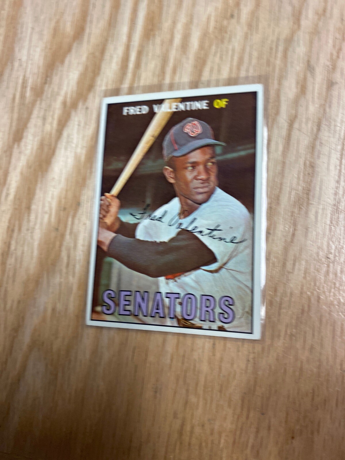 1967 Topps Baseball Fred Valentine Washington Senators Card #64 | eBay