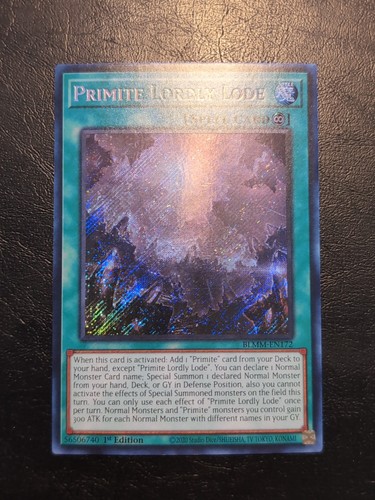 Yu-Gi-Oh! SECRET RARE CARD PRIMITE LORDLY LODE BLMM-EN172 1ST NM | eBay