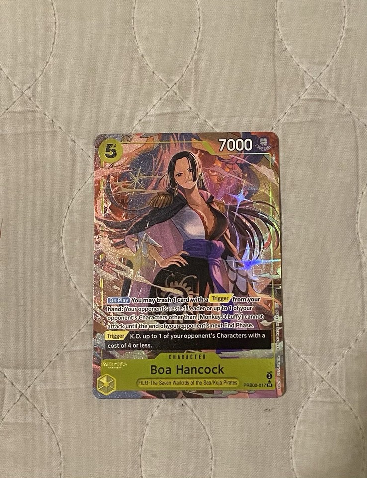 Boa Hancock PRB02-017 One Piece TCG the Best Vol 2 SR Alt Art English ...