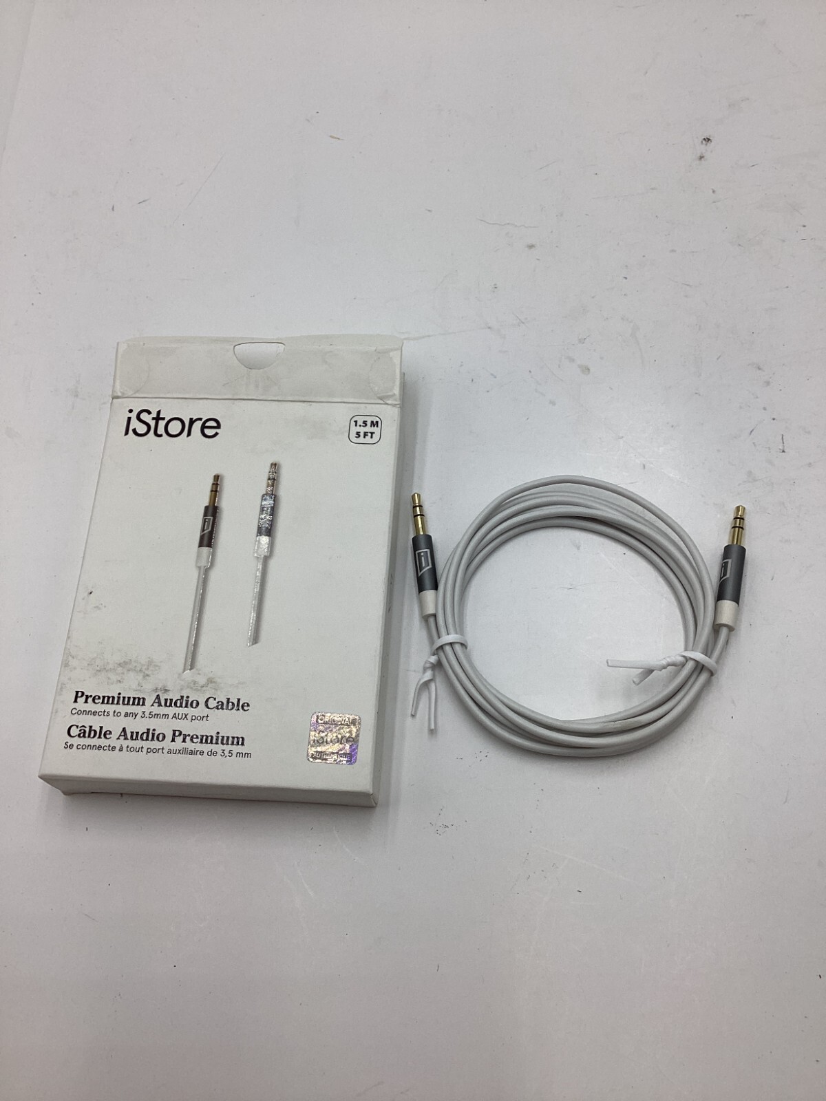 iStore ACC100009CAI Aluminum 1.5m 3.5mm 5ft AUX Premium Audio Cable | eBay
