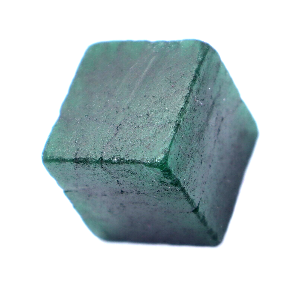 146 Ct Natural Colombian Certified Green Emerald Cube Shape Gemstone ...