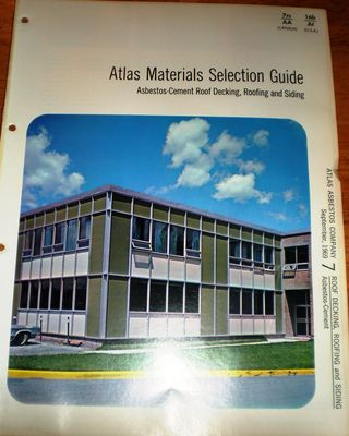 ATLAS Roofing Siding & Decking Sprayed Limpet ASBESTOS | eBay