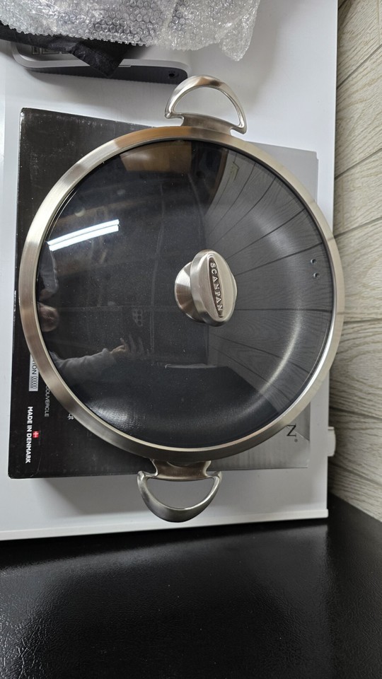 Scanpan Ceramic Titanium CTQ 12.5" covered Chef's Pan | eBay