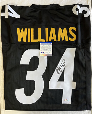 DeAngelo Williams Rare Hand Signed Pittsburgh Steelers Jersey PSA COA ...