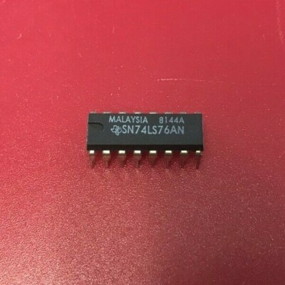 TEXAS INSTRUMENTS SN74LS76AN IC FF JK TYPE DUAL 1BIT 16DIP (1PC) | eBay