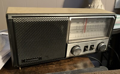 Vintage Panasonic Radio AM FM Model RE-6277 AC 120V Cream Tested | eBay