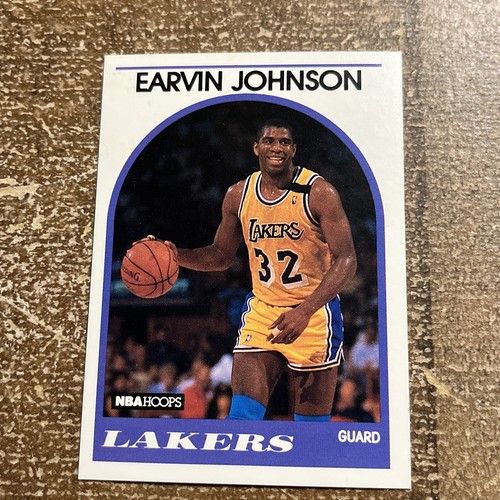 EARVIN MAGIC JOHNSON 1989-90 NBA Hoops #270 Los Angeles Lakers ...
