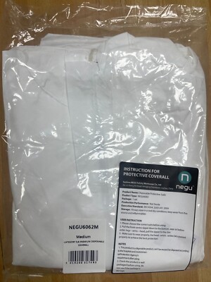 Disposable Overall Coverall Cat 3 Type 5/6 Medium - CLEARENCE | eBay UK