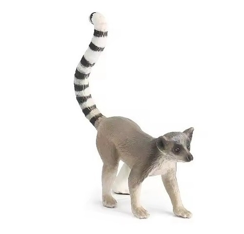 Ring-tailed Lemur Toy Action Figure Small Animal Figurine Doll Gift for ...