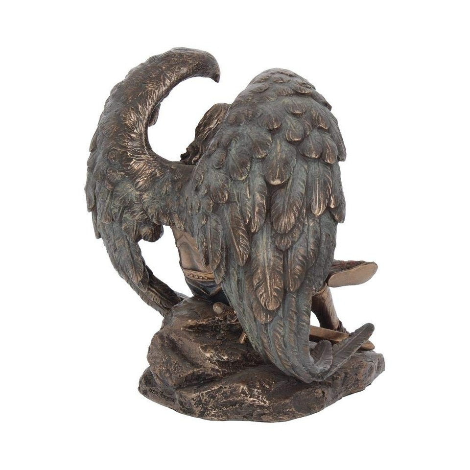 Nemesis Now Lucifer The Fallen Angel Figurine 16.5cm Bronze | eBay UK