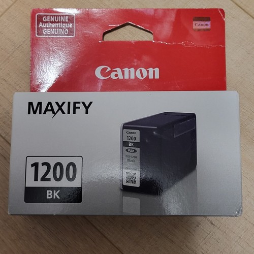 Canon Maxify 1200 BK Black Ink Cartridge PGI-1200BK Authentic OEM ...