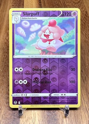 Slurpuff 084/195 Reverse Holo Silver Tempest Pokemon Card NM | eBay