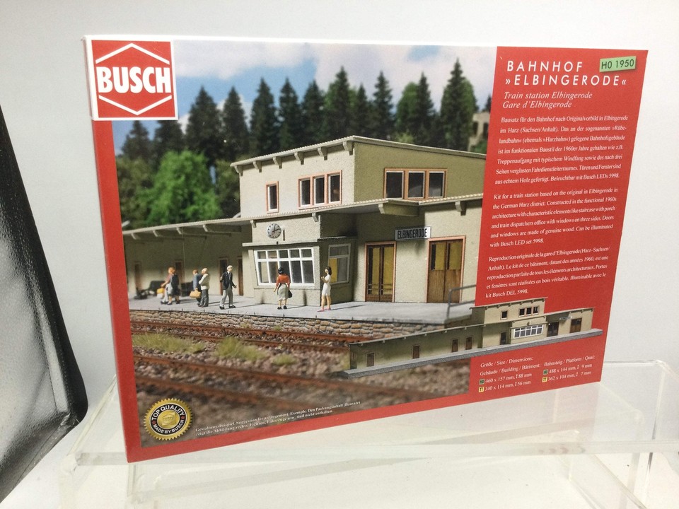 Busch 1950 HO/OO Gauge Train Station Kit | eBay