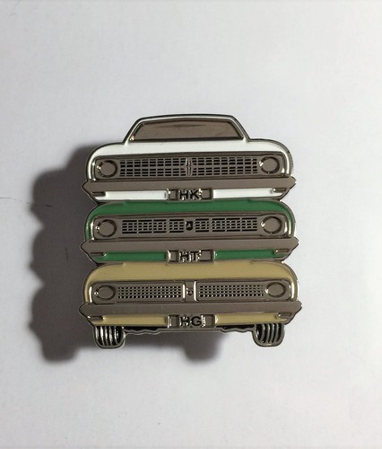 HK HG HT Holden, Quality Metal Car Badge, Hat Pin, Lapel Pin. White ...