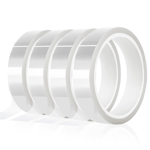 4 Rolls 20Mm X33M(108Ft) Clear Heat Tape,Transparent High Temperature ...