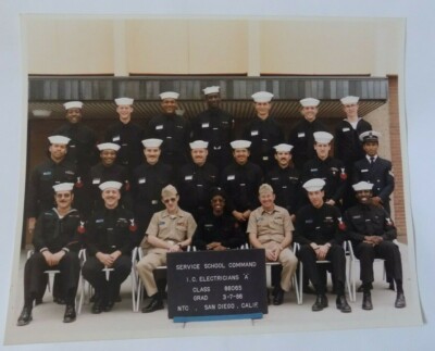 US NAVY Service School Command I C Electricians 'A' Class Photo San ...