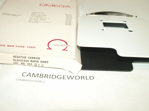 OMEGA 35mm full frame NEGATIVE CARRIER CAT.No 423-219 NEW in BOX C760 ...
