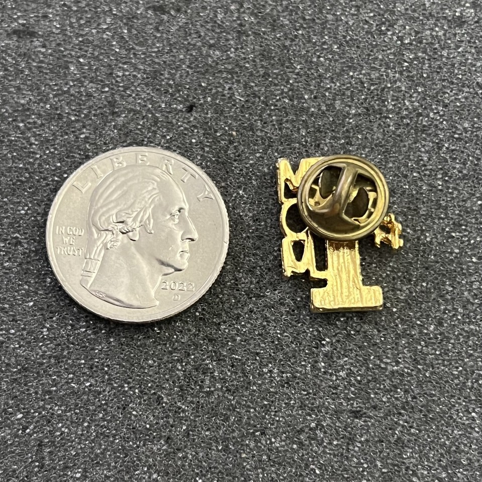 #1 Mom Number One Mom Mothers Day Gold Tone Pin Pinback #44354 | eBay