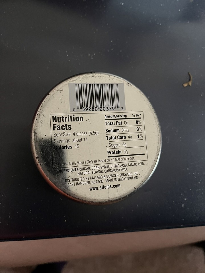 Altoids Citrus Sours (EMPTY TIN) Very Rare Collectible | eBay