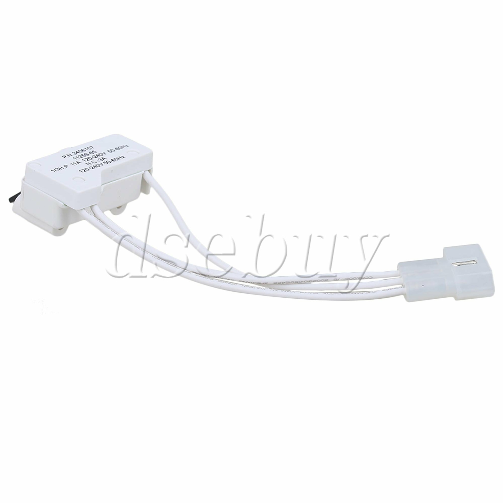 2 Pieces Dryer Door Switch Assembly 3406107 Replacement for Whirlpool ...