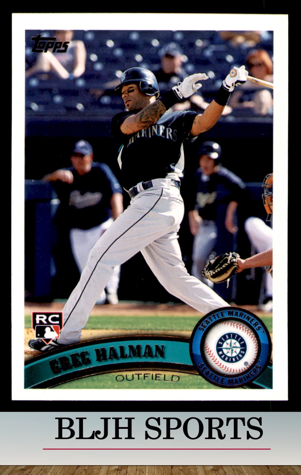 2011 Topps #83 Greg Halman Seattle Mariners RC (2C6) | eBay