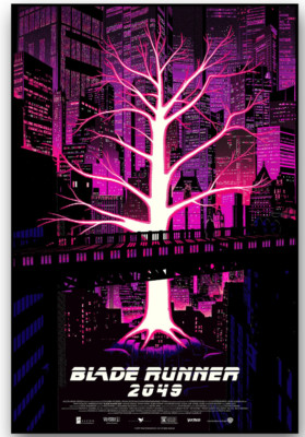 Blade Runner 2049 Raid71 Movie Film Dead Tree Poster Print Art 24x36 ...