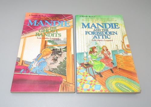 Mandie and the Forbidden Attic 3 4 Ghost Bandits Lois Gladys Leppard pb ...