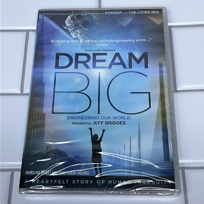 Dream Big Engineering Our World (DVD, 2017) Jeff Bridges New SEALED ...