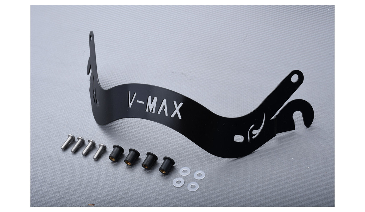 Schwarz Windschild / Windschutzscheibe YAMAHA VMAX V-MAX 1200 1994-2007 ...
