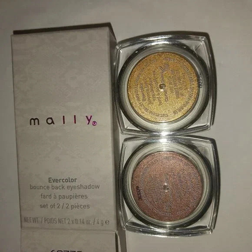 Mally Cosmetics Evercolor Bounce Back Eyeshadow Duo Caramel/Sugar Plum ...