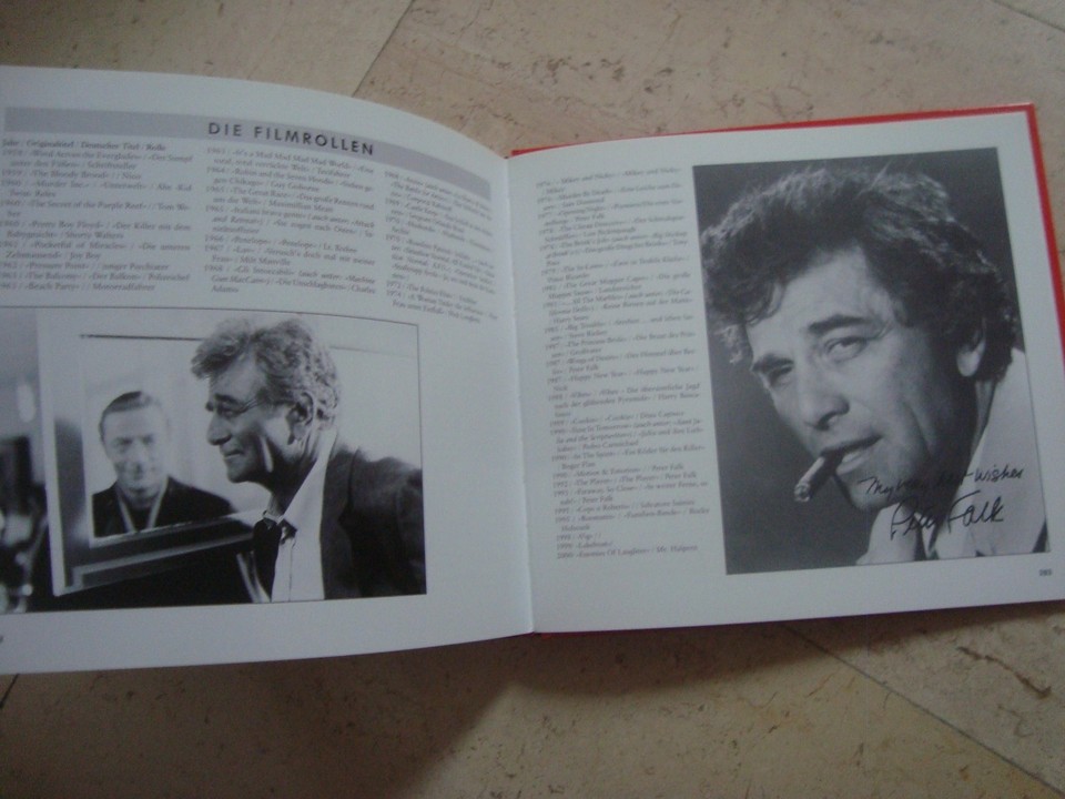 TV SERIES COLUMBO Peter Falk original exclusive import hardcover ...