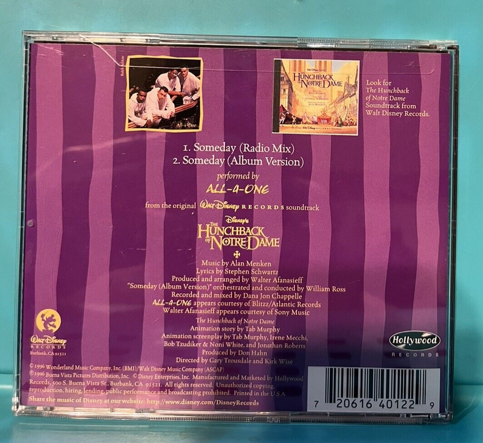 Someday - Music CD - All-4-One - 1996-06-11 - Hollywood Records - Like ...