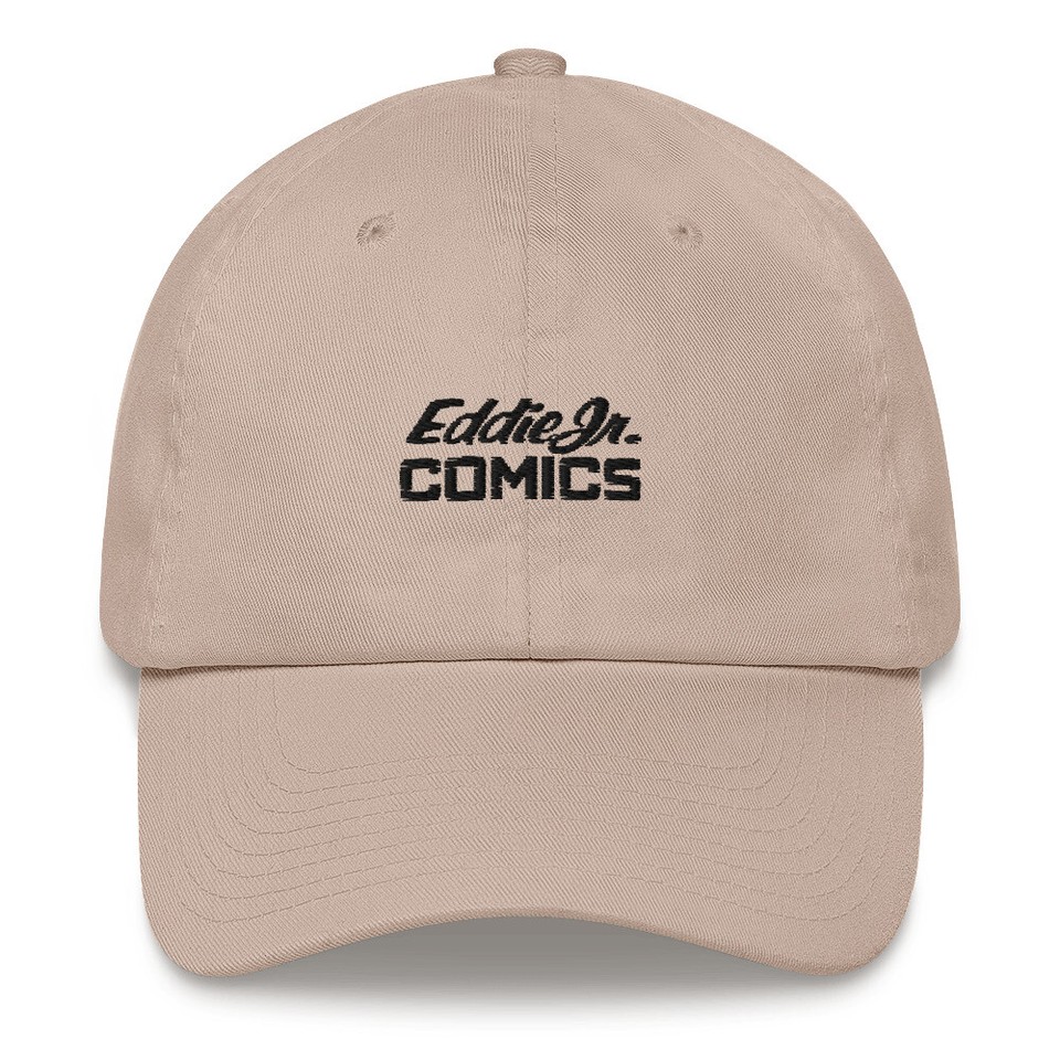 EddieJrComics Dad Hat Black Logo | eBay