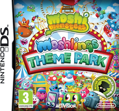 Moshi Monsters: Moshlings Theme Park Nintendo DS Video Game Original UK ...