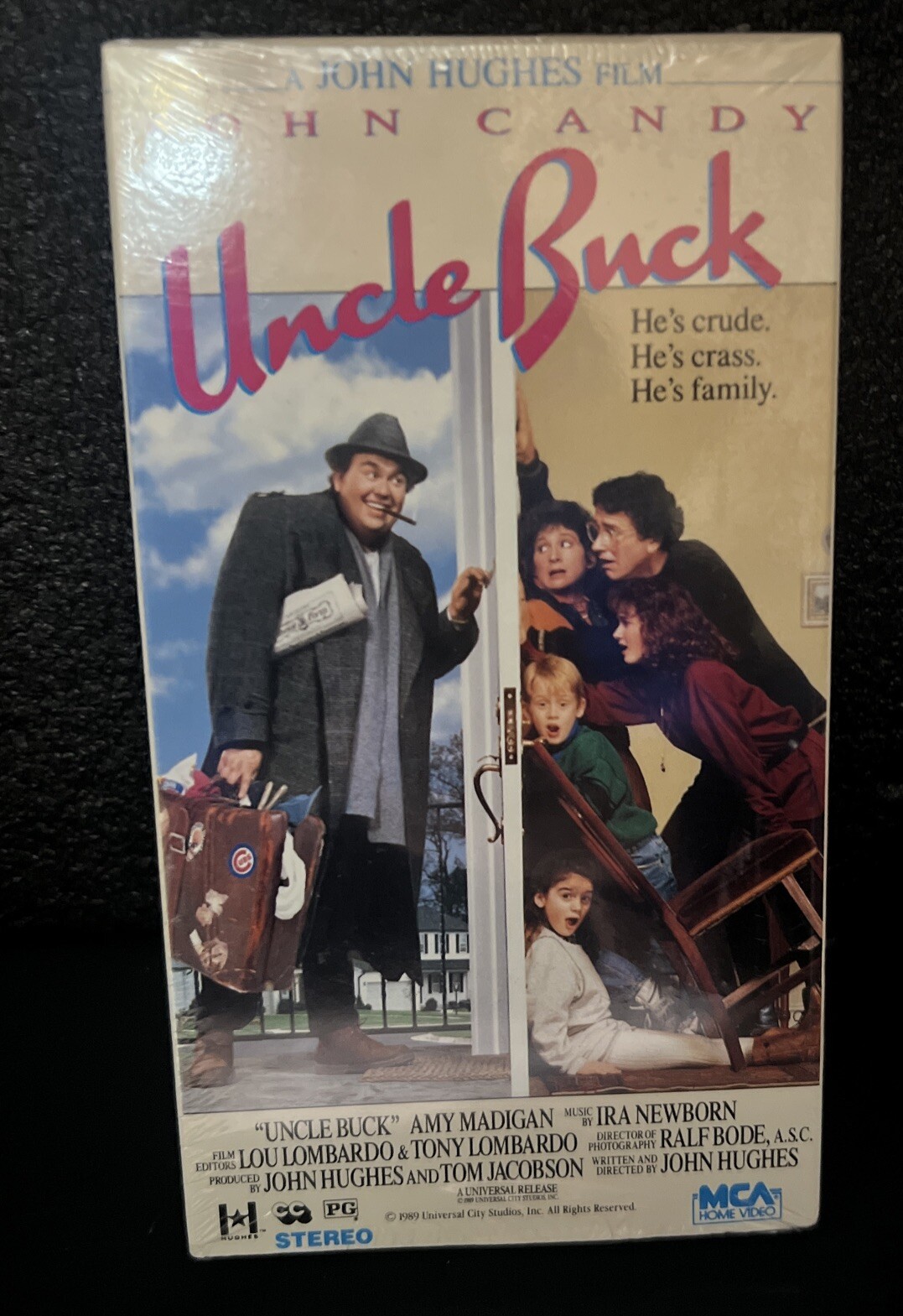 Uncle Buck VHS Movie 1989 - SEALED John Candy, Macaulay Culkin-MCA ...