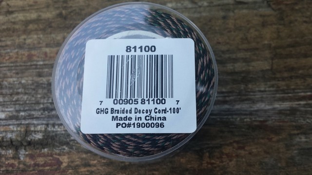 Avery Greenhead Gear Braided 100 Feet Decoy Line Cord Duck Goose Decoys ...