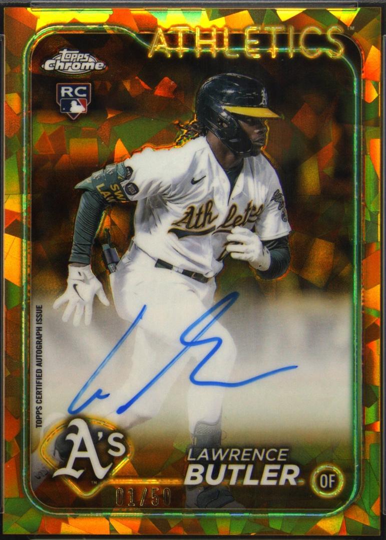 2024 Topps Chrome Sapphire Edition - Autographs Lawrence Butler #CSA-LB ...