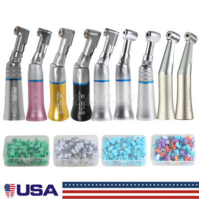Dental Contra angle Slow low speed handpiece / Prophy Polishing Cups ...