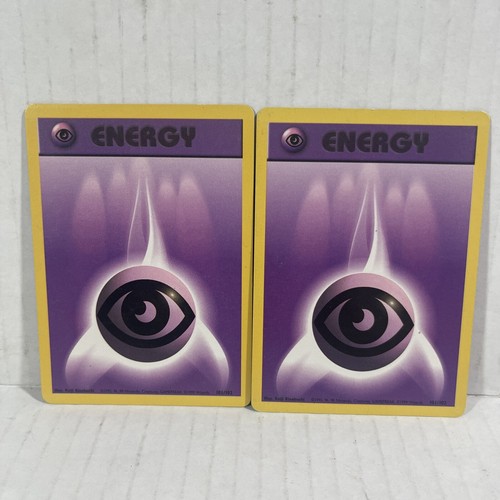 1st Edition Spanish Psychic Energy 101/102 Base Set - Pokemon Card lot ...