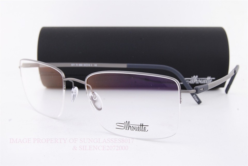Brand New Silhouette Eyeglass Frames Dynamic Dawn 5571 6660 Steel Grey ...