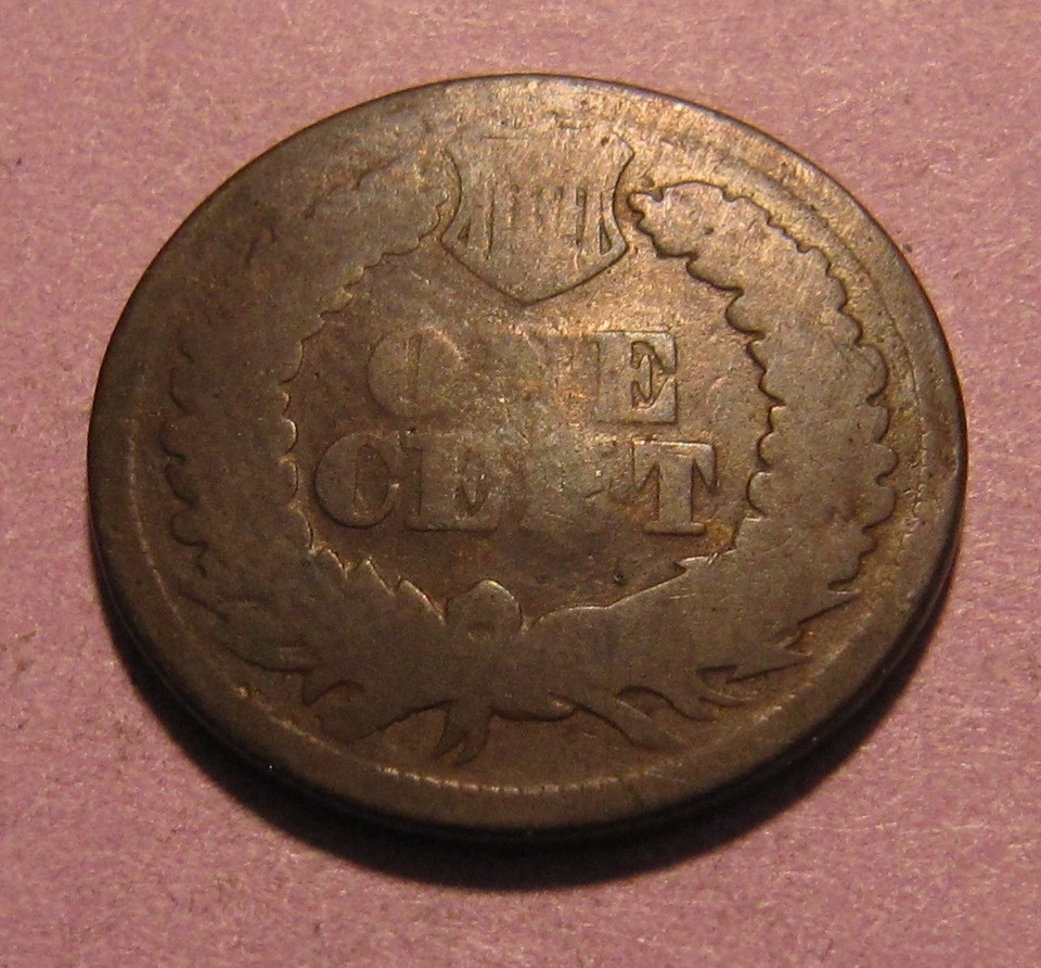 1869 Indian Head Cent Penny - Circulated Condition - 47SA | eBay
