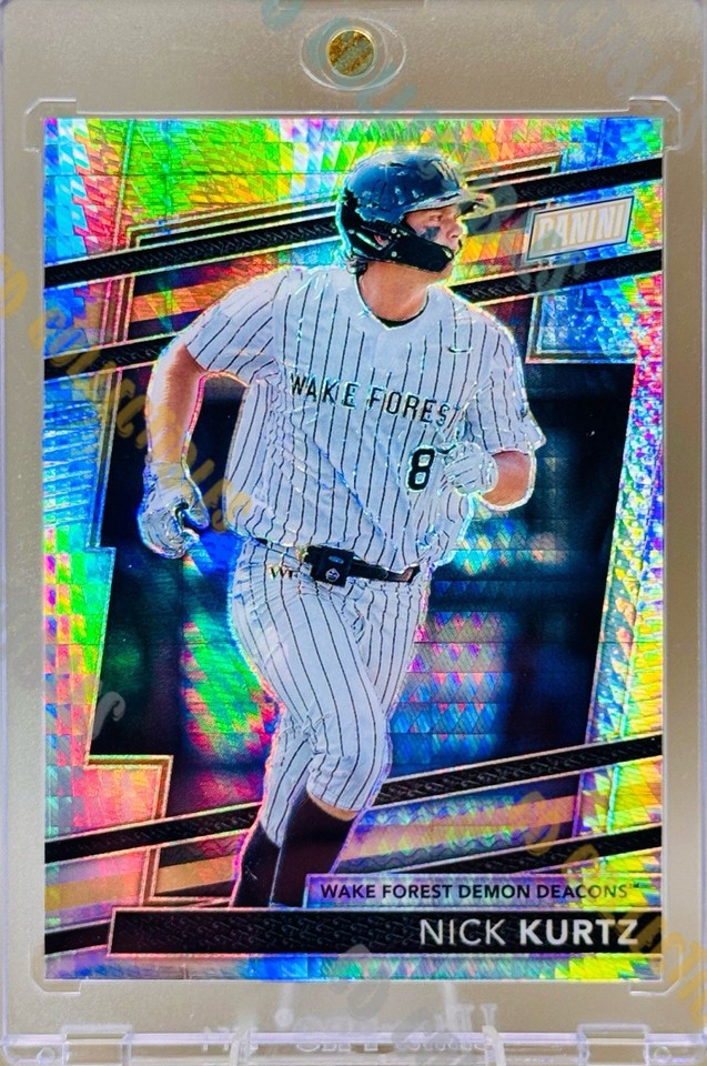 Nick Kurtz RC ROOKIE PRISM REFRACTOR CARD SSP PANINI NATIONAL VIP ...