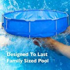 Giant Round 10ft Garden Family Swimming Paddling Pool 3m x 0.76m Metal ...