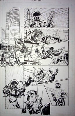 COMIC TYRESE GIBSON'S MAYHEM! ORIGINAL ART BY TONE RODRIGUEZ #3 PG2 ...