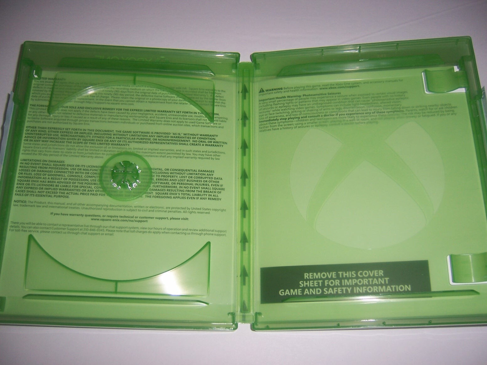 Original Box Case Replacement Microsoft Xbox One XB1 Just Cause 4 Four ...