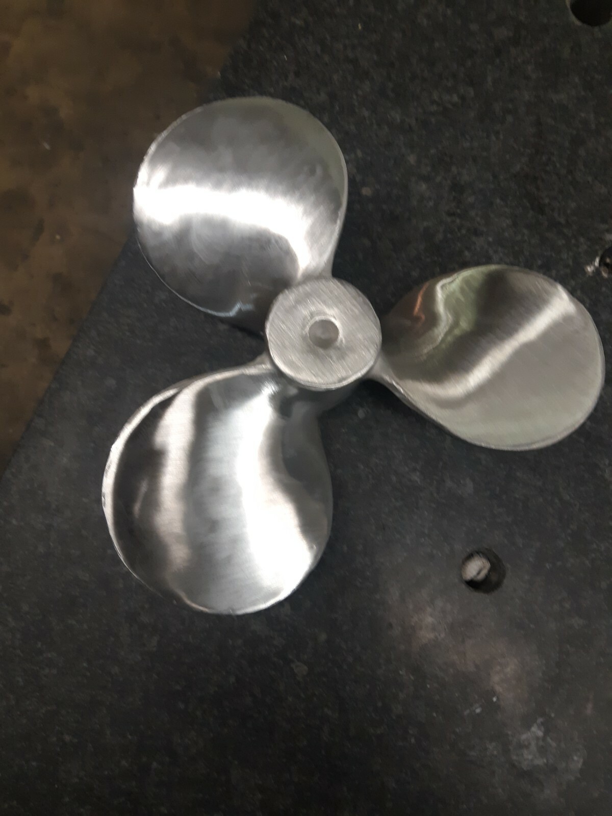 mixing propeller 10x10in. new 316ss 5/8 or 3/4, 7/8,1"or any size bore ...