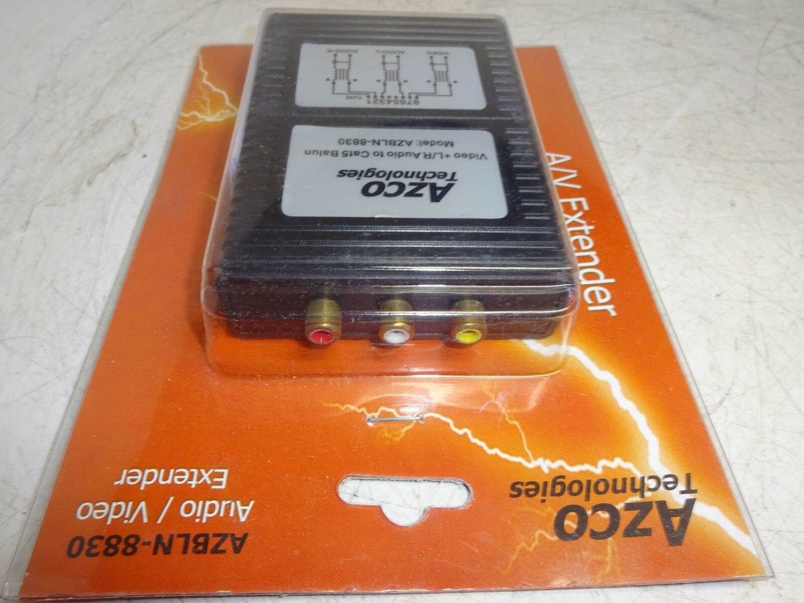 AZCO TECHNOLOGIES AZBLN-8830 AUDIO/VIDEO EXTENDER | eBay