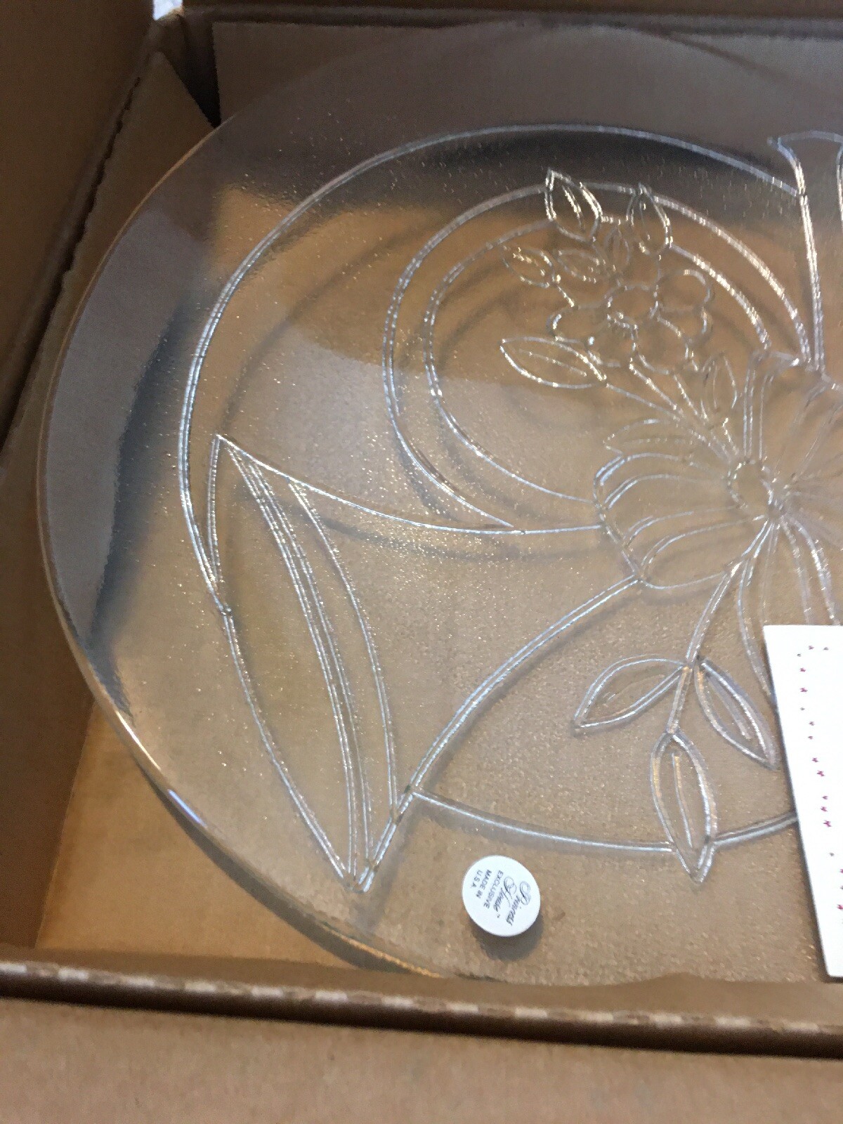VINTAGE PRINCESS HOUSE HOLIDAY TRADITIONS CAKE SERVING PLATE PLATTER ...