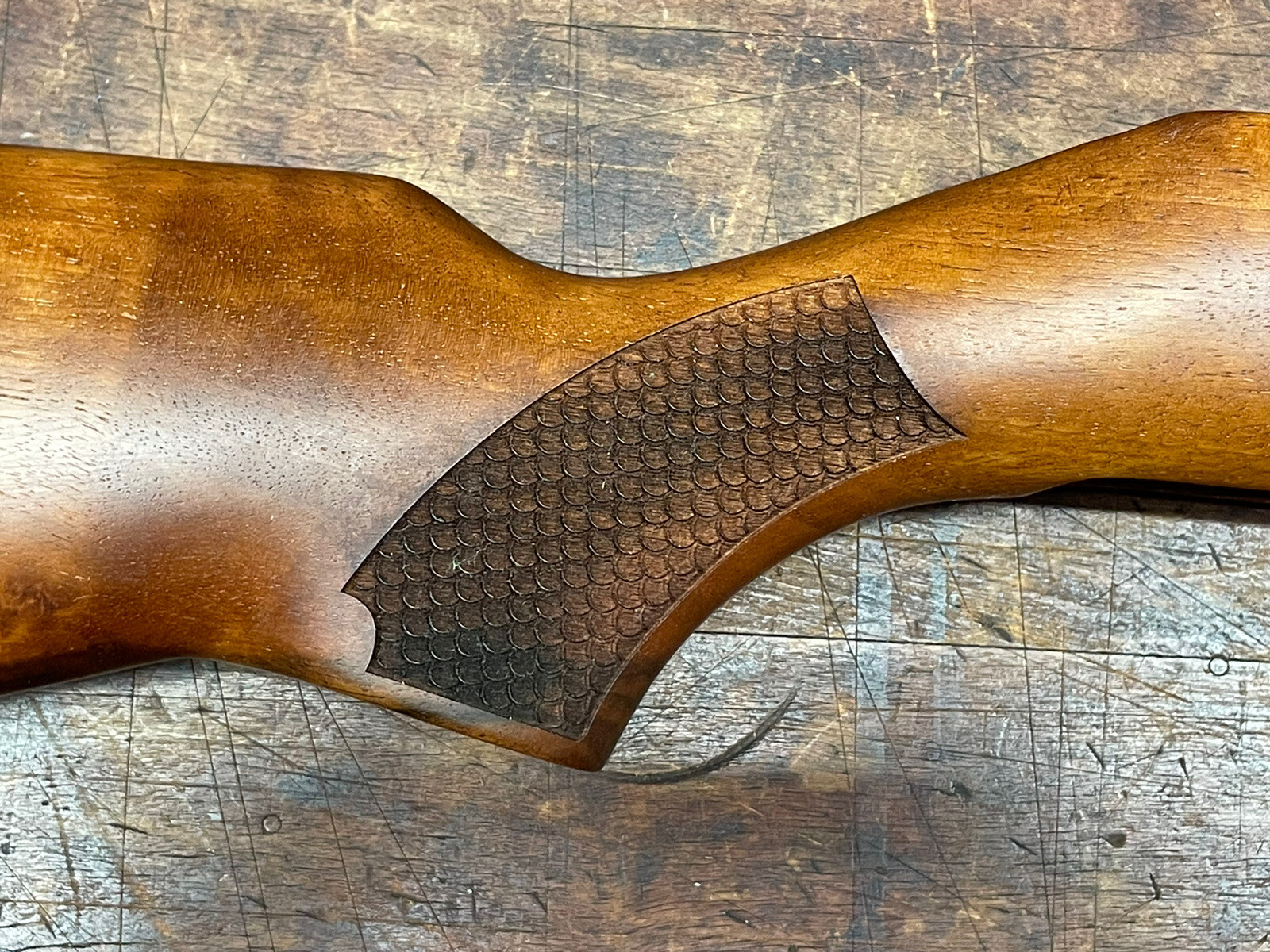 CZ 452 WOODEN RIFLE STOCK W/ FLAME PATTERN AND LOGO | eBay