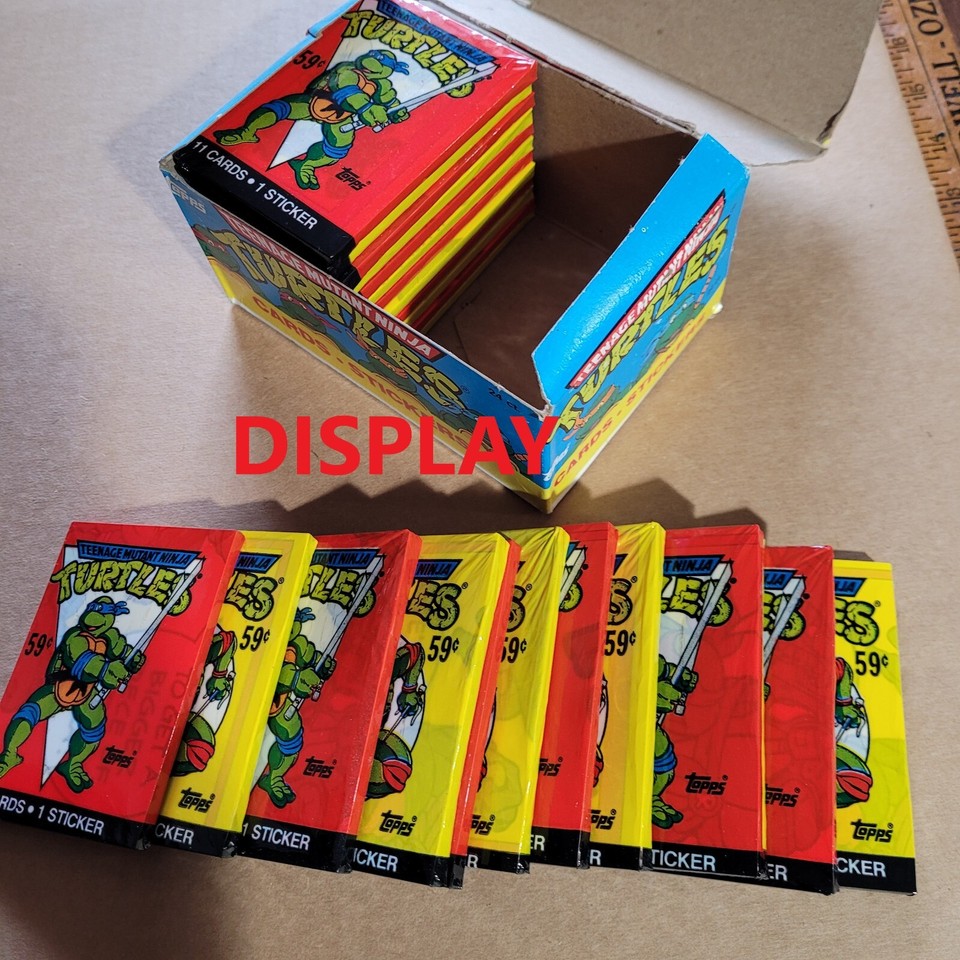 1990 Topps Teenage Mutant Ninja Turtles ,New boxes - Series 1 , 2 and ...